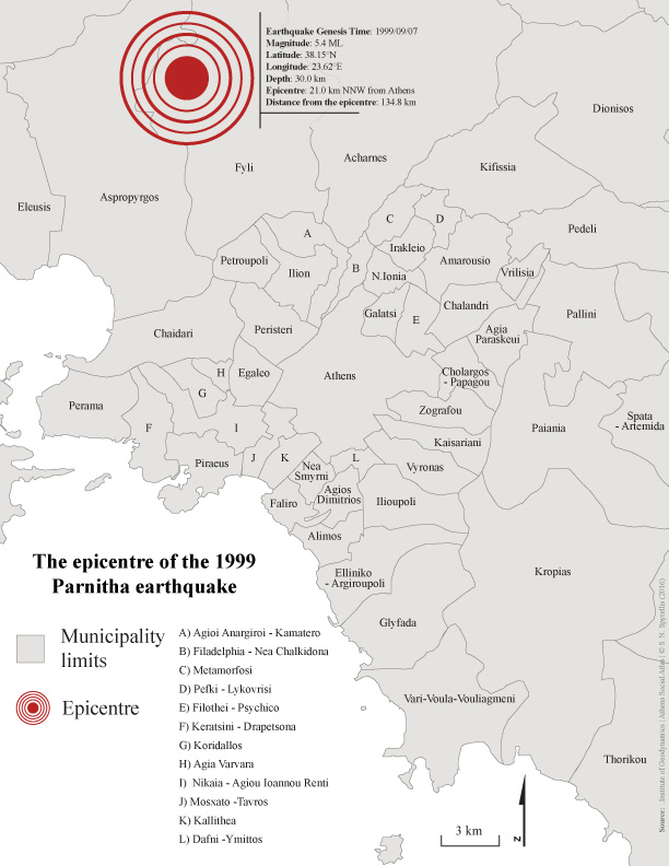Natural hazards and climate change - Athens Social Atlas