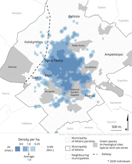 Social stratification 1860-1940 - Athens Social Atlas
